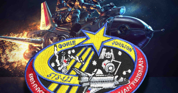 Nasa Space Station STS-123 Space shuttle Endeavour ISS Mission Embroidered patch